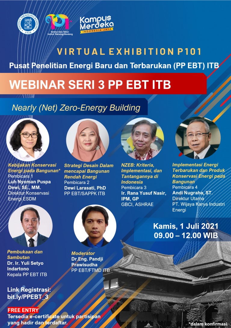 Webinar Energi Baru dan Terbarukan Seri-3 - Pusat Penelitian Energi Baru dan Terbarukan ITB